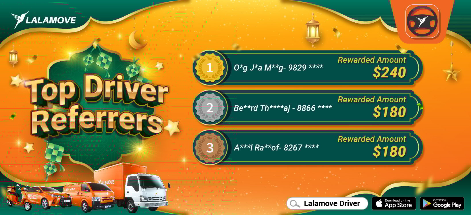 Lalamove Singapore | Driver Referral Program - Refer A Friend!